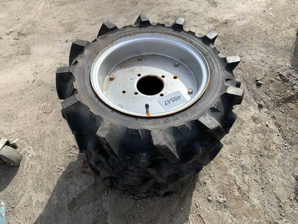4 x Compact Tractor Wheels